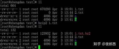 linux文件压缩解压缩命令之bzip2常用方法介绍 知乎