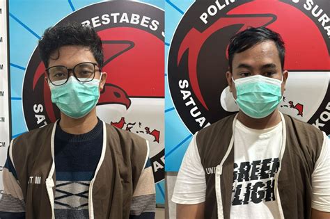 Polisi Gerebek 2 Indekos Di Surabaya Tangkap 2 Orang Dengan Bukti 14