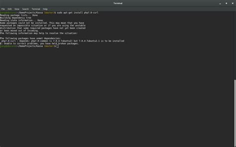 sudo apt get install php tryolpor