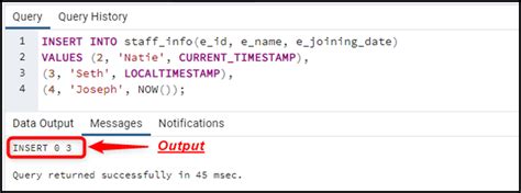 how to insert a timestamp into a postgresql table commandprompt inc