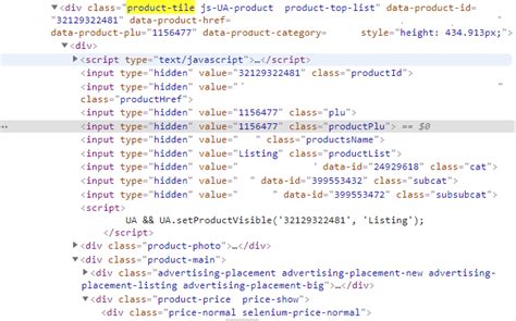 python code doesn t find any products on website stack overflow