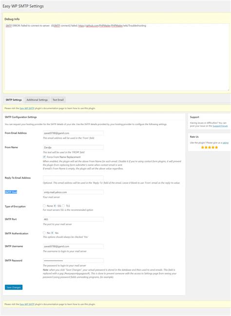 email how can i receive mail on wordpress with contact 7