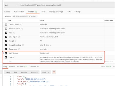how to authenticate wp rest apis with postman oasis workflow