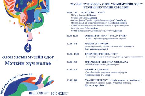 ОЛОН УЛСЫН МУЗЕЙН ӨДӨР Монголын Үндэсний музей