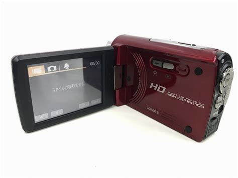 【楽天市場】【期間限定セール】【マラソン期間全品ポイント10倍！！要エントリー！】ケンコー Kenko ビデオカメラ ★リモコン付★ レッド