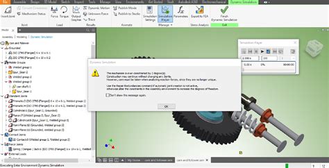 solved cam and follower with adaptive spring autodesk community