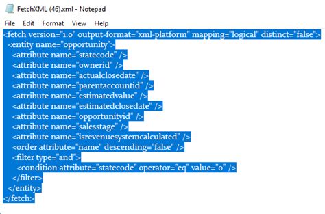 use fetchxml in power bi with dynamics 365 customer