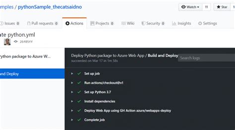 deploy to azure using github actions from your favorite