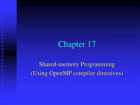 ppt parallel programming in c with mpi and openmp powerpoint