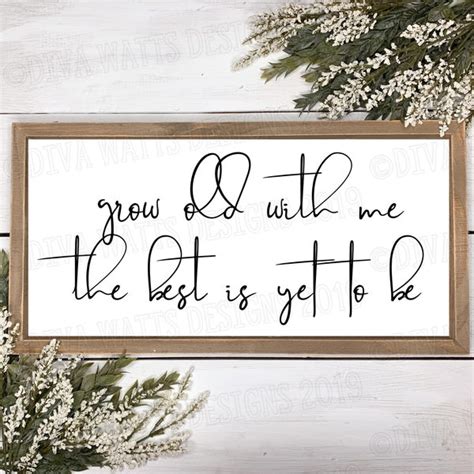 Grow Old With Me Etsy