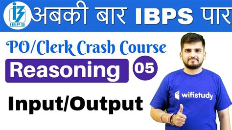 1 00 pm ibps po clerk crash course reasoning by deepak sir day