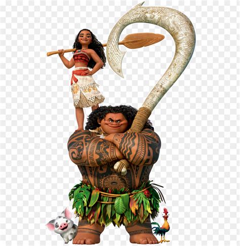 Free Download Hd Png Artworkspng En Hd De Moana Maui Pua Heihei