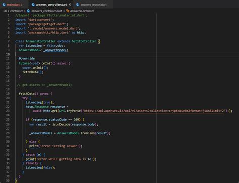 dart how to fix this error calling getter in view from controller in