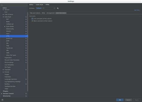 phpstorm not formatting html files ides support intellij platform