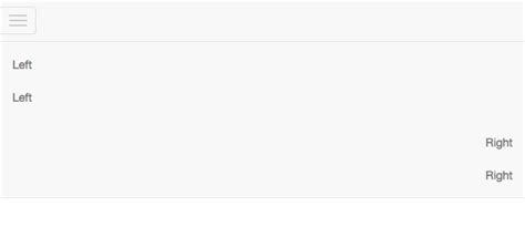 javascript bootstrap 3 navbar collapse menu at left for