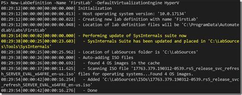 set up a hyper v home lab with the automatedlab powershell