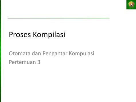 proses kompilasi