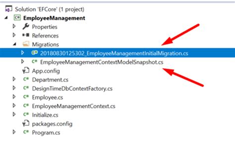 understanding entity framework core and code first migrations in ef core