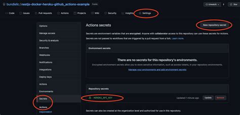 deploy nestjs with docker heroku and github actions