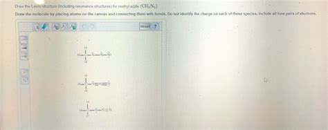 Solved Draw The Lewis Structure Including Resonance