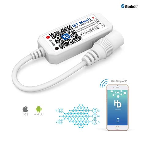 mini bluetooth led controller for rgb rgbw led strip lights