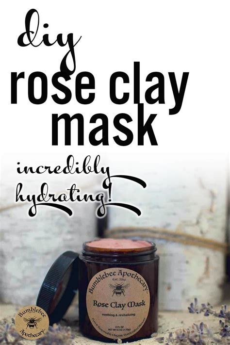 Rose Clay Mask Diy With Amazing Benefits Pink Clay Mask Diy Face Mask