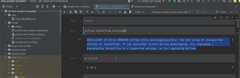 tensorflow mlflow ui doesn t show logged runs of my keras model