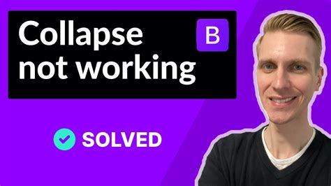 bootstrap 5 collapse not working solved youtube