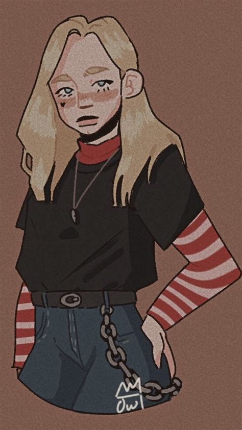 Blonde Grunge Aesthetic Girl Art Girly Art Girls Cartoon Art Art Girl