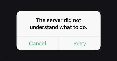 the server did not understand what to do album on imgur