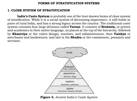 [solved] Instruction The Caste System In Ancient India And The Class