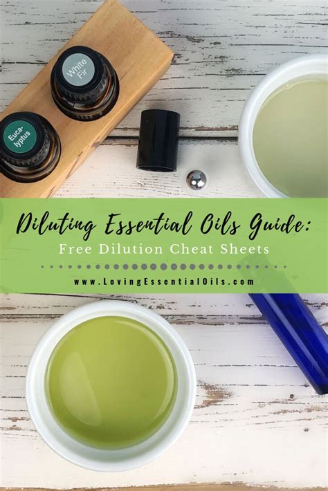 Diluting Essential Oils Guide With Dilution Chart Loving Essential Oils