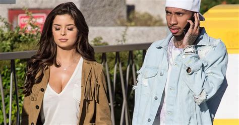 Tyga And New Girlfriend Demi Rose Enjoy Stroll In Cannes As He Ignores