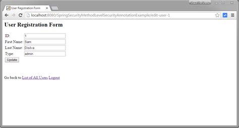 spring security 4 method security using preauthorize postauthorize