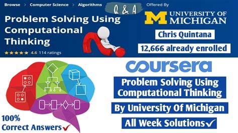 problem solving using computational thinking coursera all week