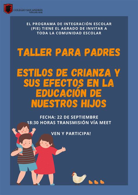 Miércoles 22 De Septiembre 18 30 Hrs Taller Para Padres Estilos De