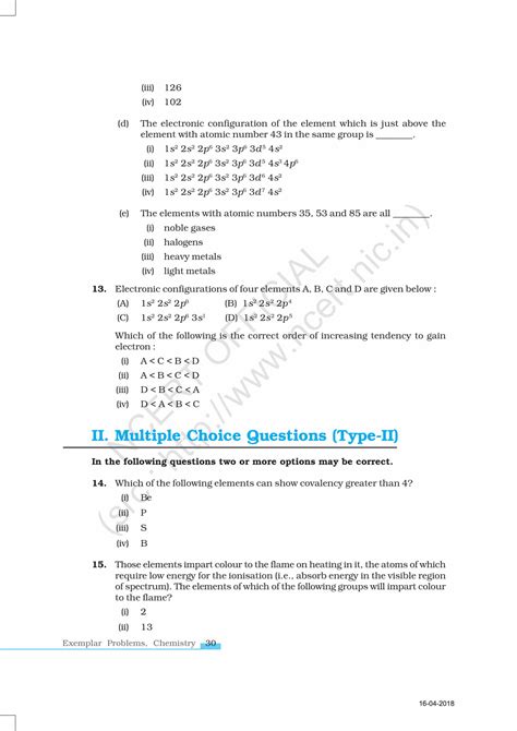 ncert exemplar class 11 chemistry solutions chapter 3 download pdf