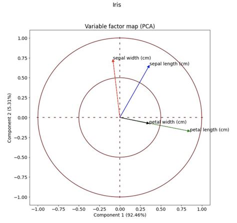 creating variable factor map pca plot with python
