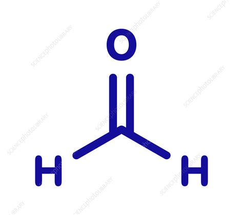 Formaldehyde Molecule Illustration Stock Image F027 8632 Science