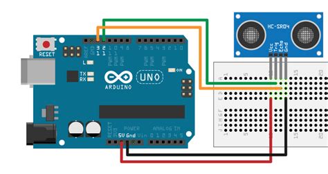 control hc sr04 ultrasonic sensor
