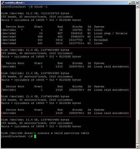 how to implement and configure raid 5 on rhel centos