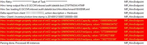 invalid integer property value out of range