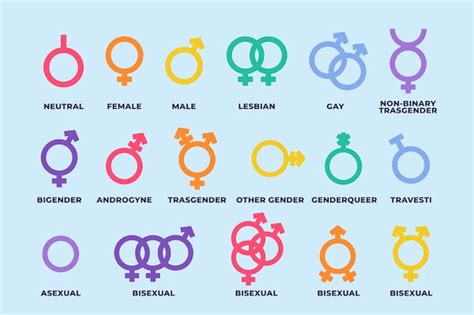 Free Vector Flat Lgbt Pride Month Symbols Collection