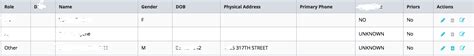 ios multiple columns like spreadsheet tables using
