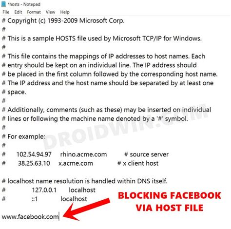 how to block websites via hosts file in windows 11 droidwin