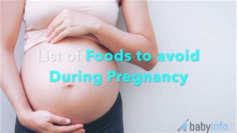 Top 5 Foods To Avoid During Pregnancy Youtube