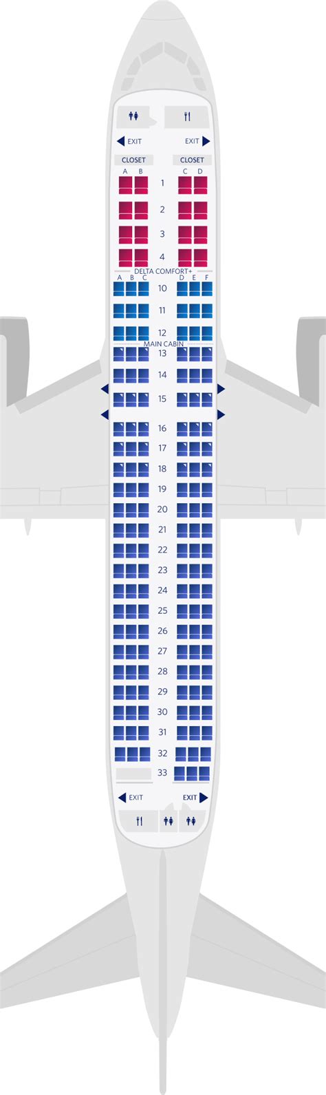 Airbus A320 200 Seat Maps Specs And Amenities Delta Air Lines
