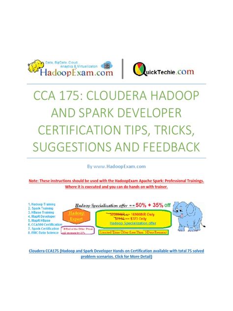 cca175 cloudera hadoop and spark developer tips and tricks pdf