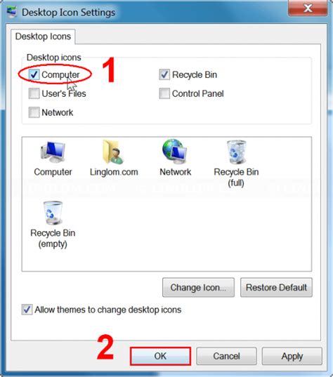 display my computer icon on windows desktop