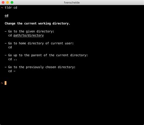 command line tips